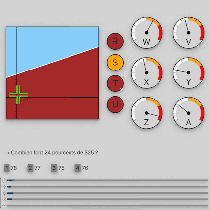 INTERPERSONAL - Test multitâche avec cadrans.