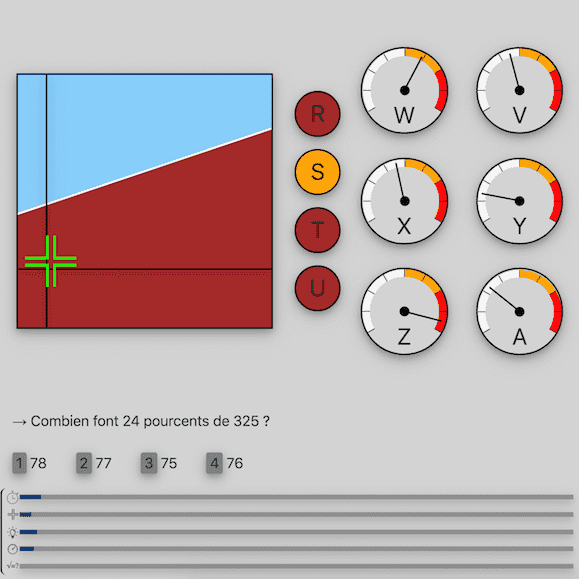 INTERPERSONAL - Test multitâche avec cadrans.
